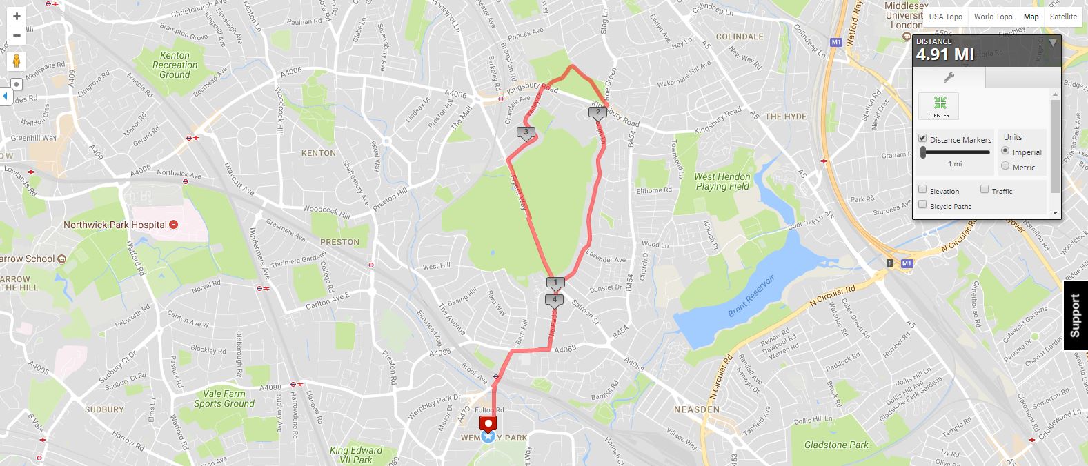 Wembley Park running routes | Quintain Living