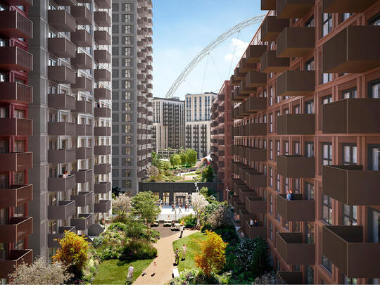 Luna Apartment Building, Wembley Park | Quintain Living